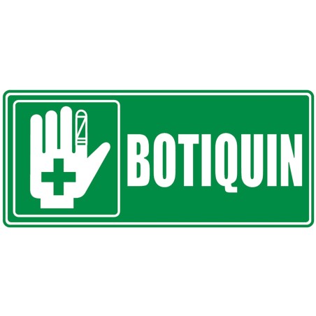 Señal Botiquin Estandar 30X15