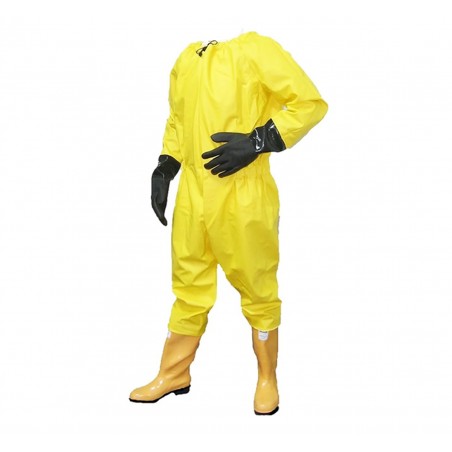 Overol Escafandra Bota Amarilla Con Puntera Calibre 25