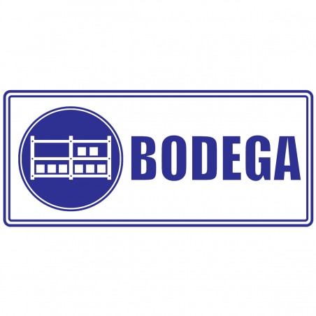 Señal Bodega 30X15