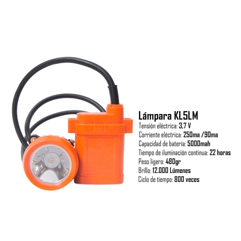 Lampara Minera KL5LM (Linterna Minera)