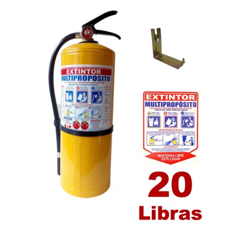 Extintor 20 Libras Abc Con Manguera